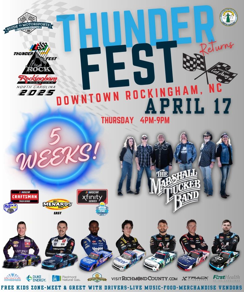 5 WEEKS until ThunderFest 2025!